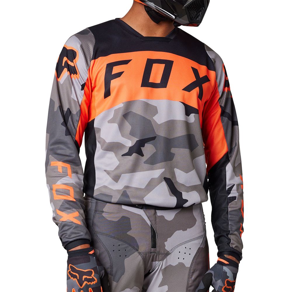 Camisa Fox 180 Bnkr Camo Cinza - Fox Racing BR